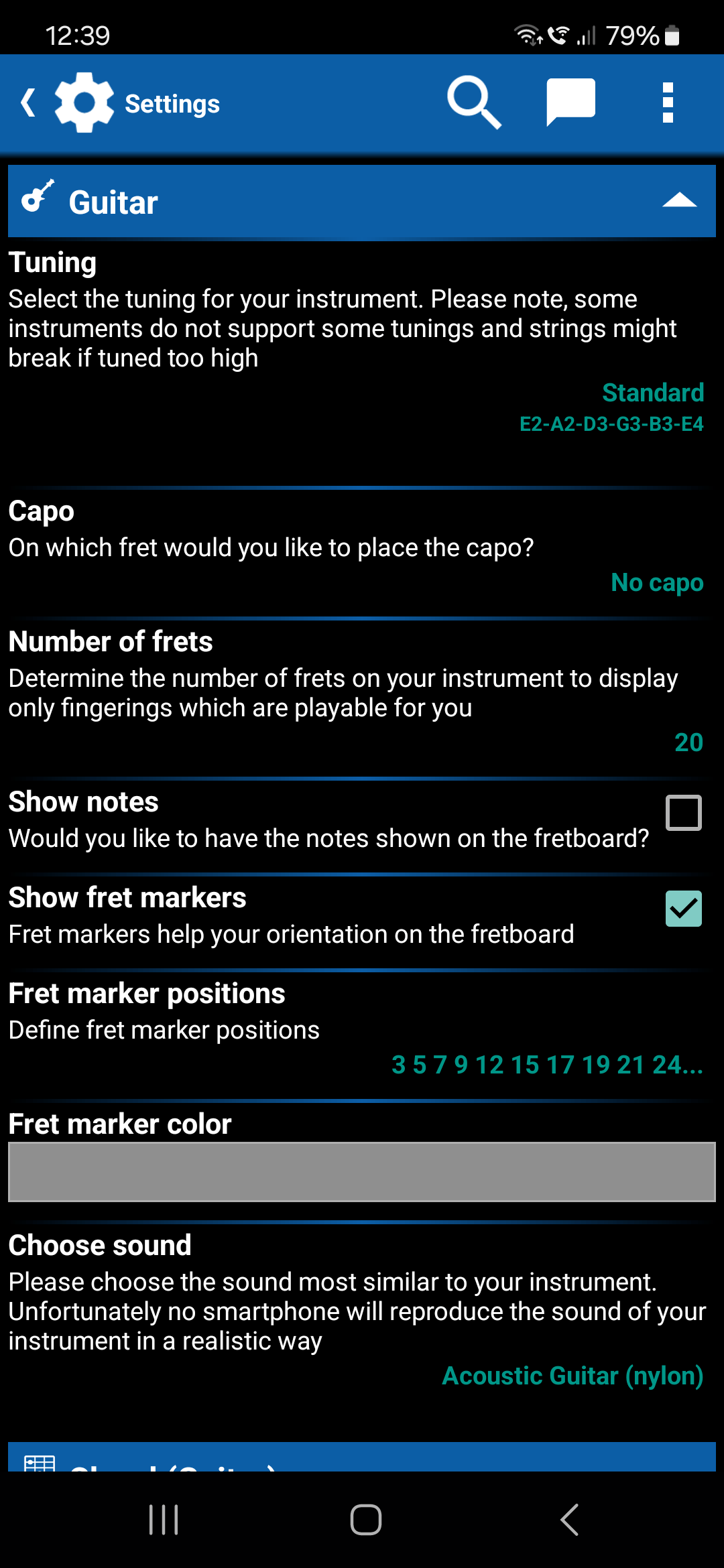 Instruments – smartChord – musicians best friend