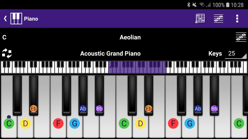 Piano Overview – smartChord – musicians best friend