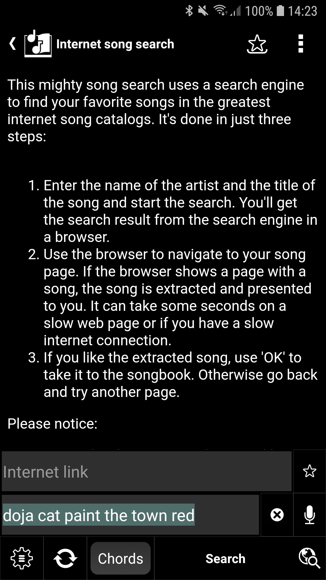 Get new songs – smartChord – musicians best friend