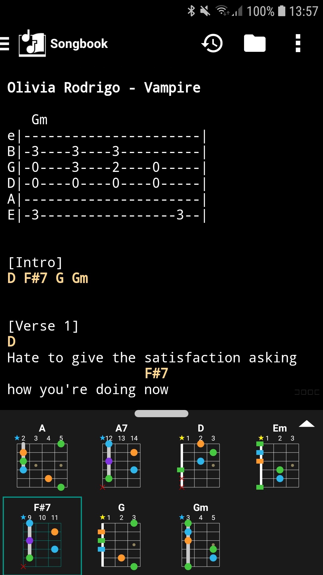 Getting started with the Songbook – smartChord – musicians best friend