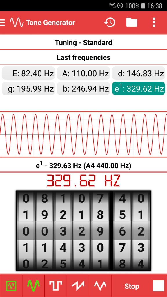 Tone Generator Overview – smartChord – musicians best friend